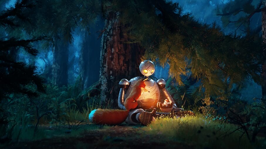Chris Sanders Breaks Down The Wild Robot's Painterly Animation